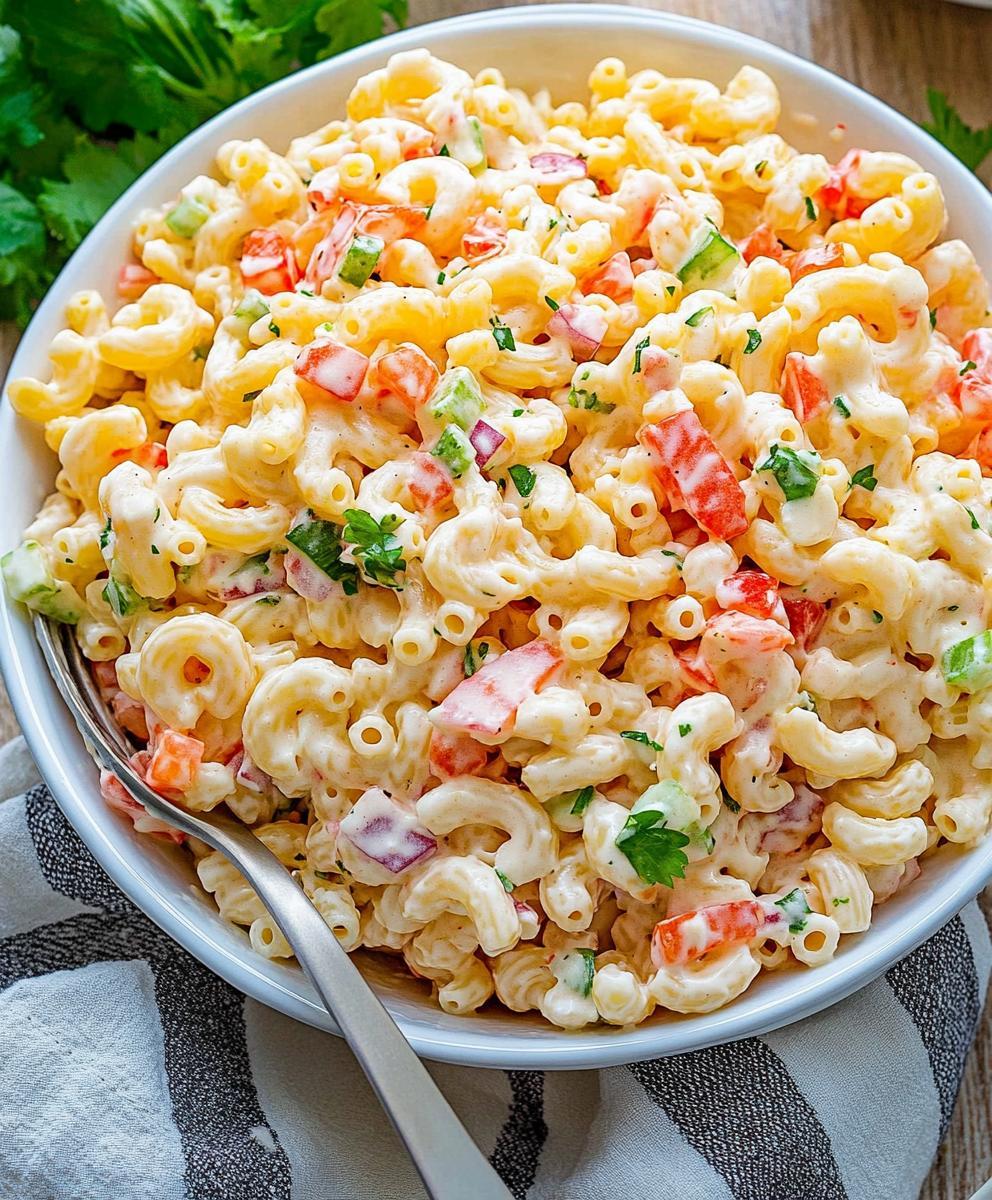Classic Macaroni Salad – Creamy, Tangy, and Perfectly Balanced ...